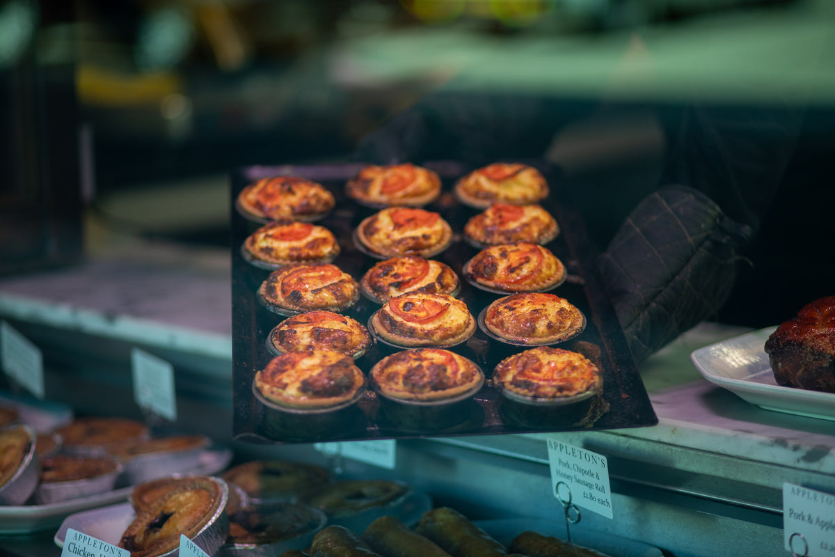Small Quiche Cheese & Onion x2 | Appleton's Butchers