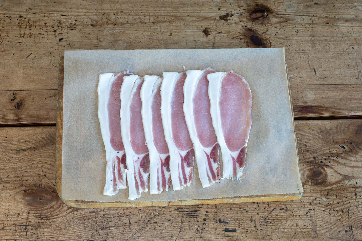 Old Style Dry Cured Back Bacon 500g | Appleton's Butchers