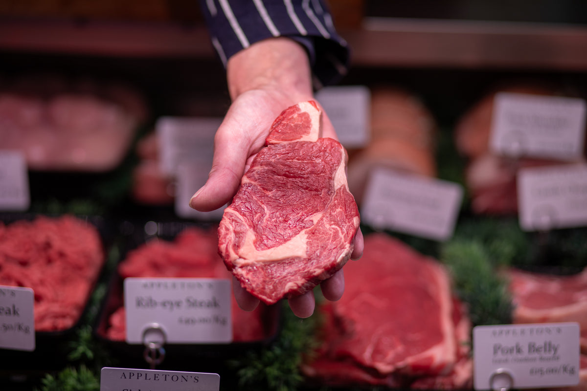 Rib Eye Steaks 250g x2 | Appleton's Butchers